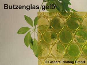 butzenglas gelb - Die Glaserei Hannover